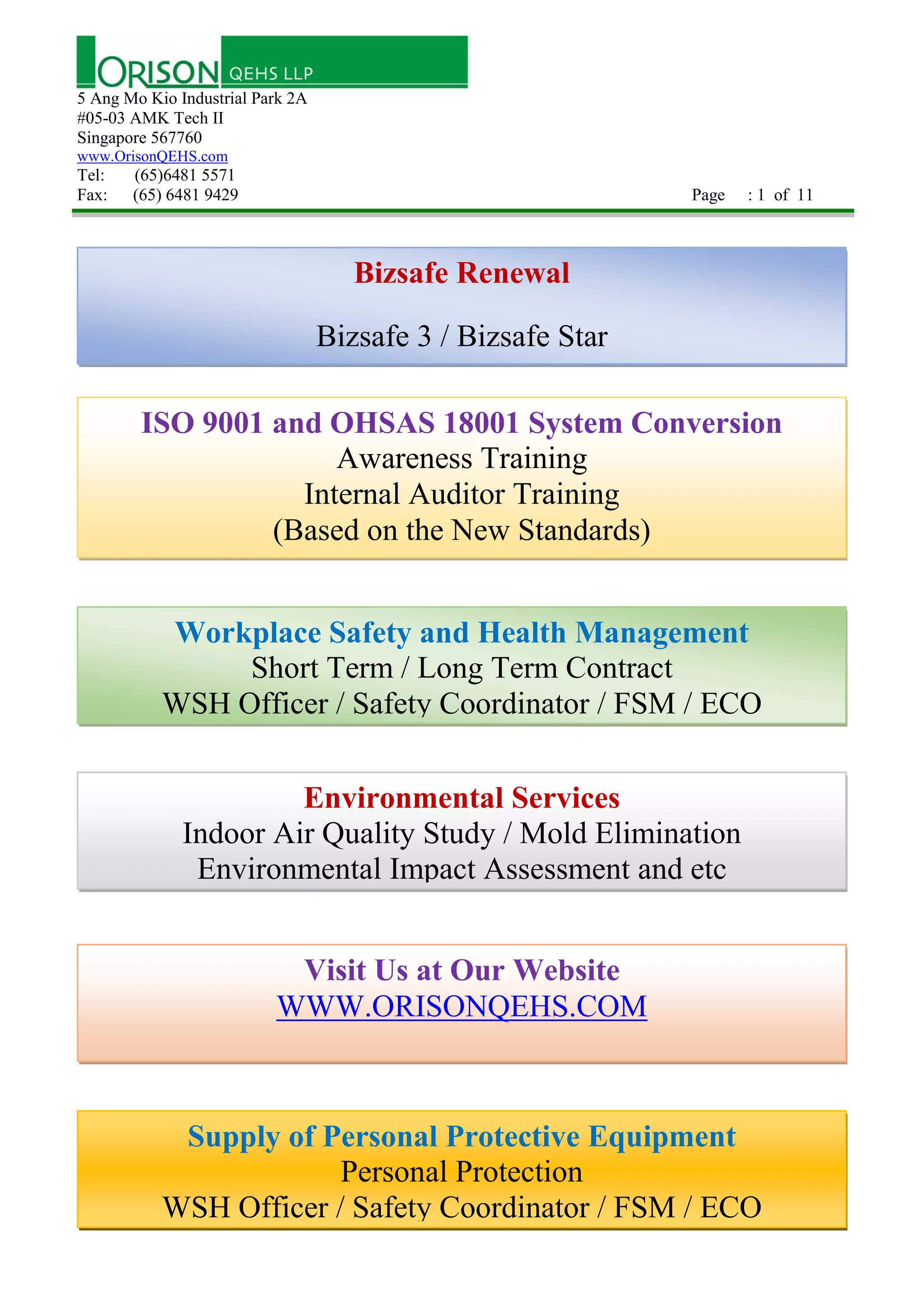 Orison Company Profile (Rev 7) | PDF | Management Consulting Industry ...
