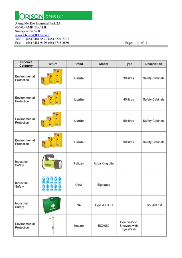 Orison Company Profile (Rev 7) | PDF