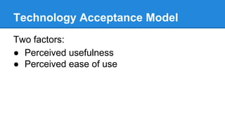Training and TAM | PDF