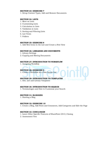 Free-SharePoint-Foundation-Training | PDF | Internet for Beginners ...