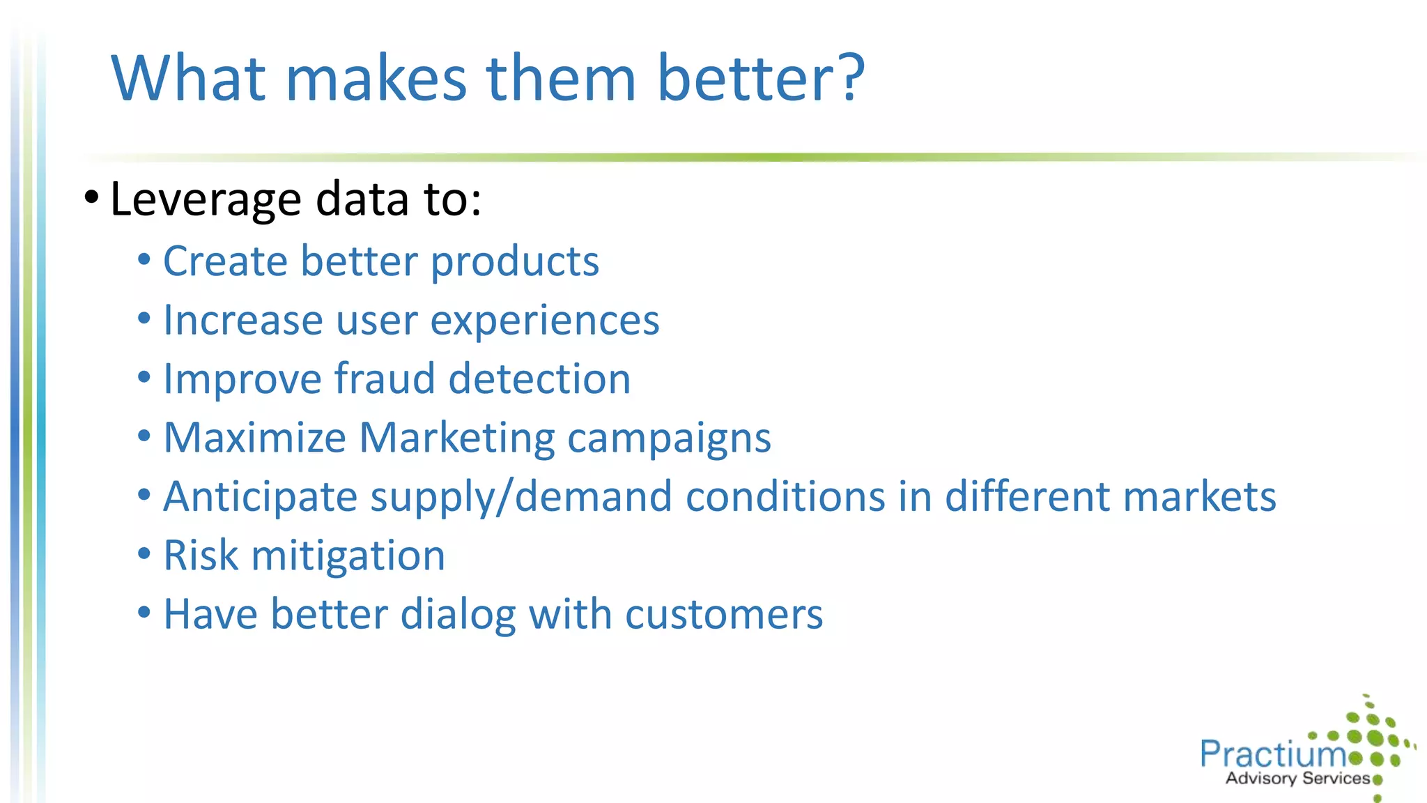 What makes data driven companies better | PPTX