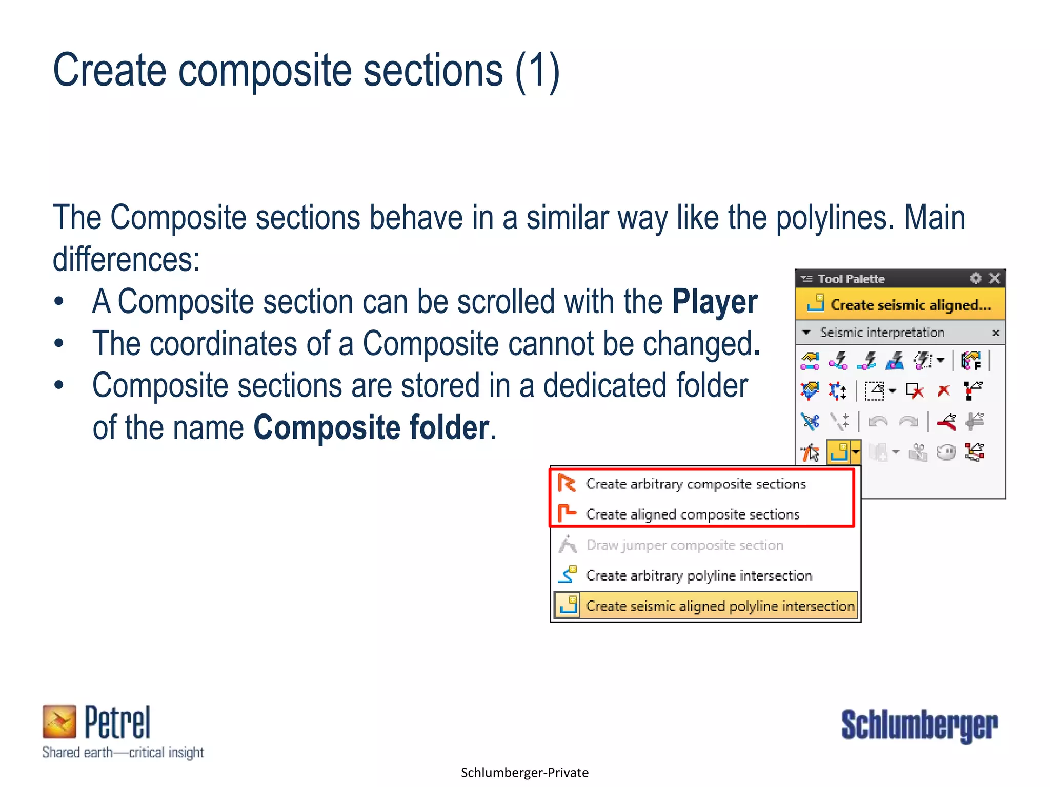 Petrel F 3 seismic intersections and data manipulation 2018 v1.1 | PPTX