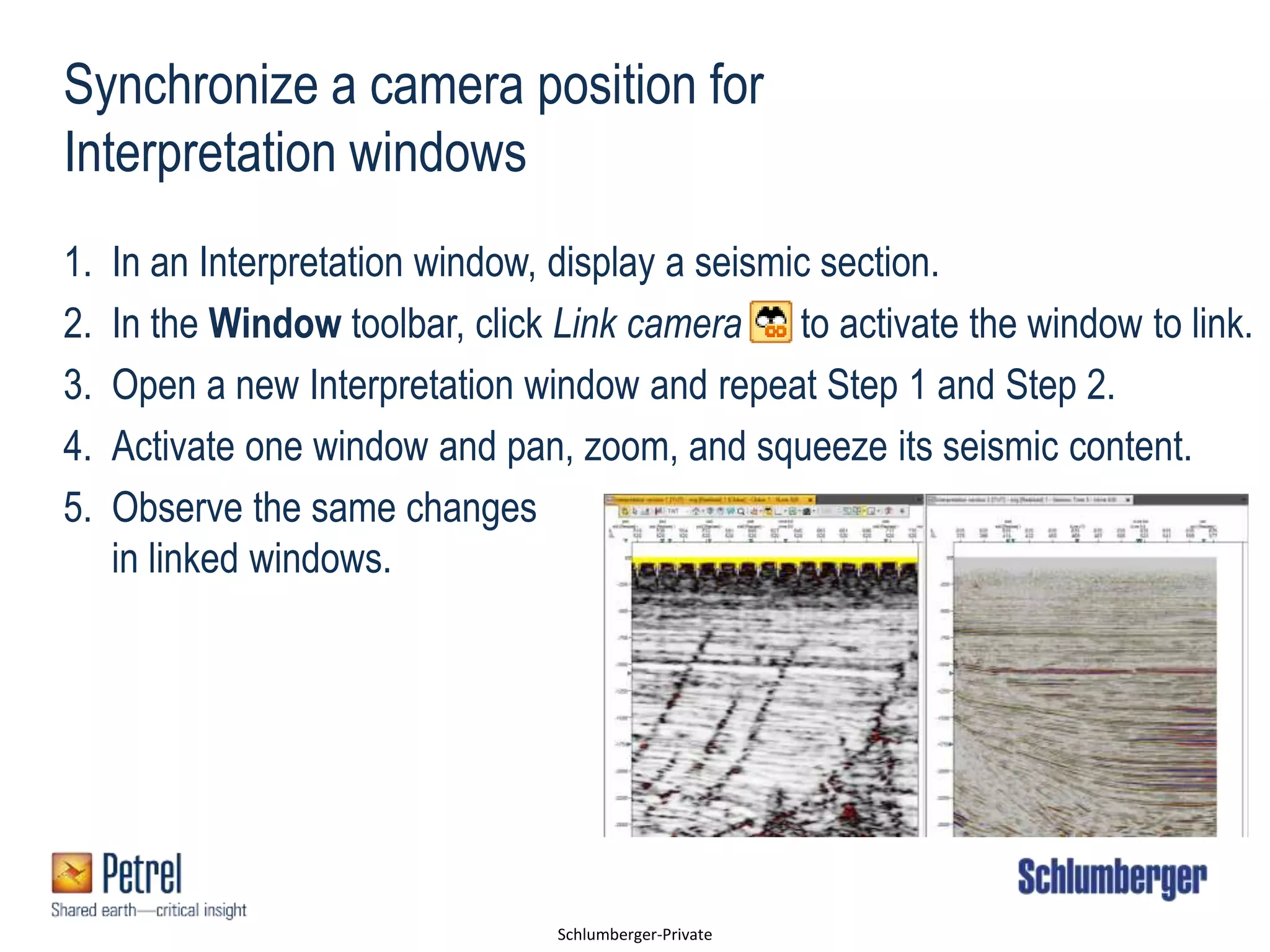 Petrel F 3 seismic intersections and data manipulation 2018 v1.1 | PPTX