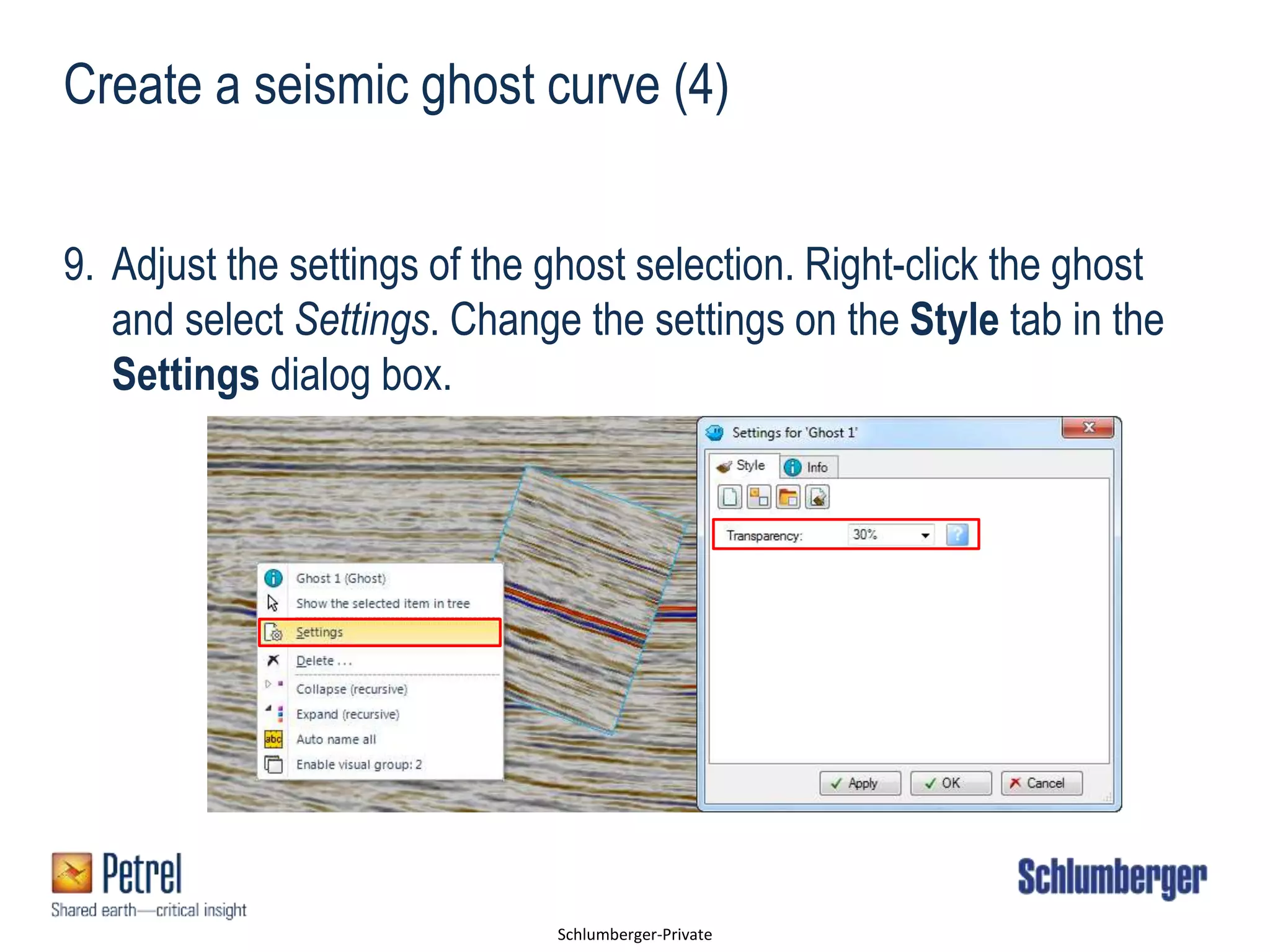 Petrel F 3 seismic intersections and data manipulation 2018 v1.1 | PPTX
