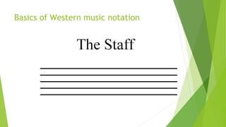 Musical notation part 1- lines used in music | PPTX