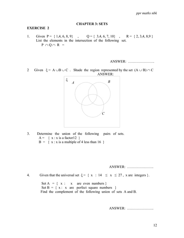 F4 03 Sets | PDF | Science