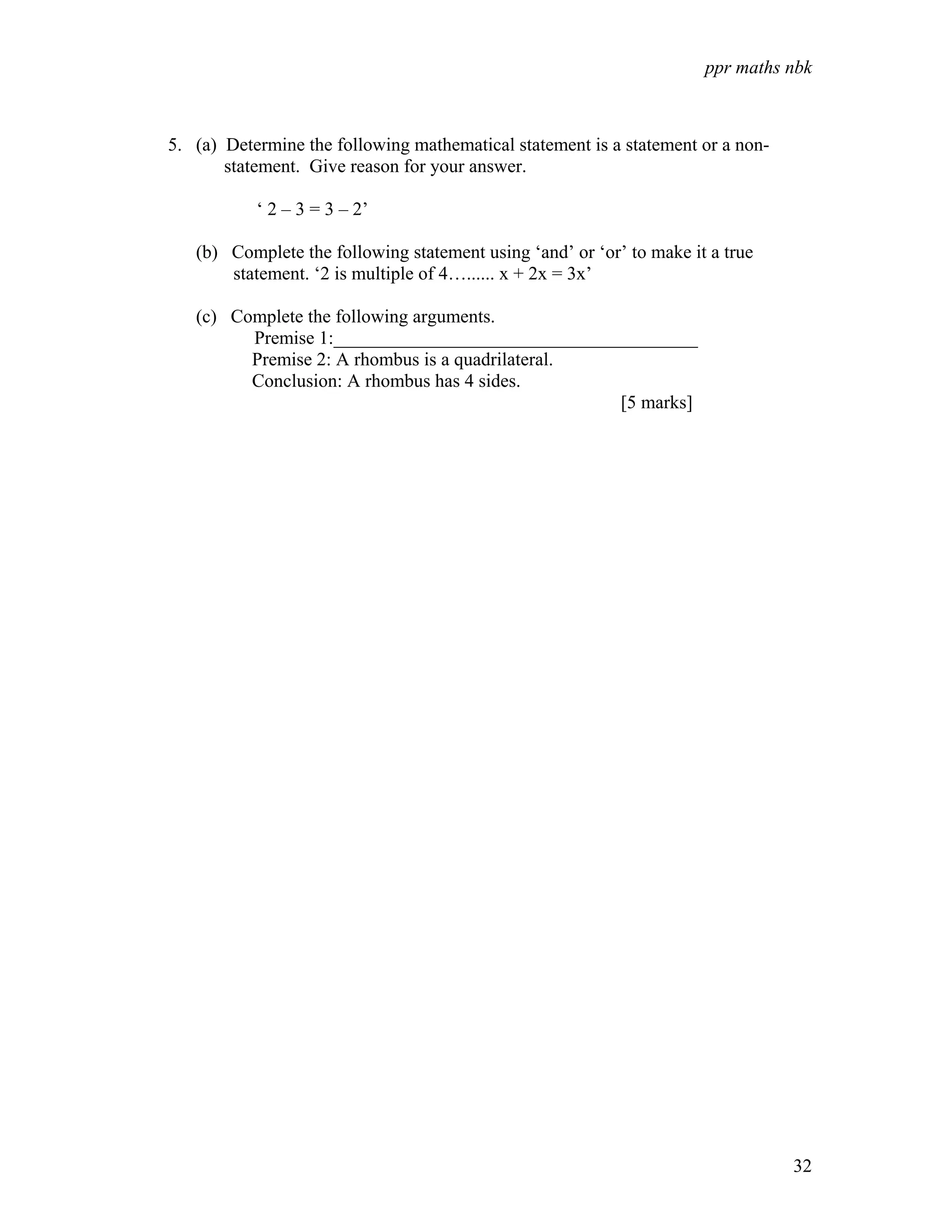 F4 04 Mathematical Reasoning | PDF