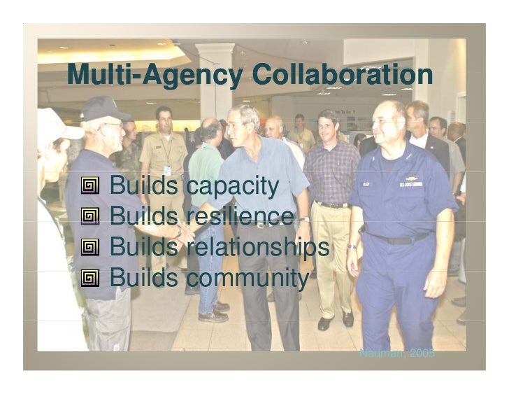Building Community through Multi-Agency Collaboration