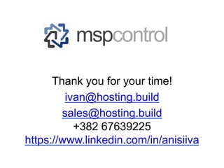 MSPControl | PPT