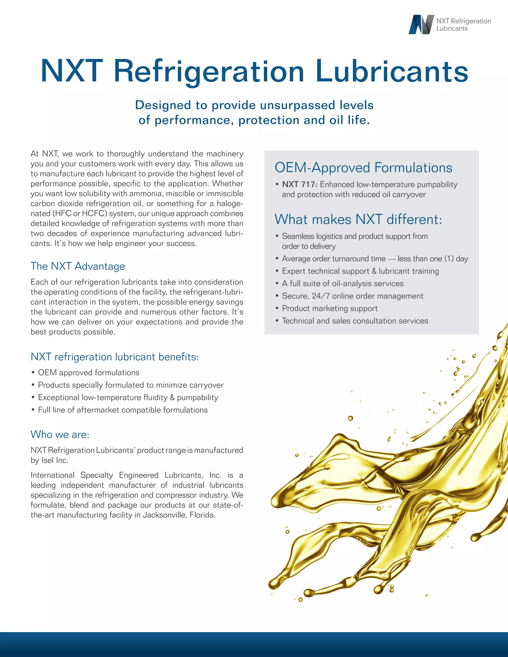 NXT-Isel - NXT Refrigeration Products - No POE | PDF