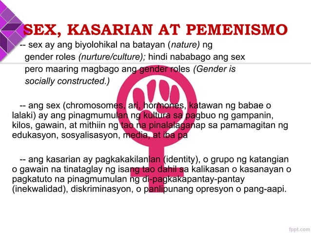 Mga Isyu sa Kasarian/Araling Panlipunan 10 | PPT
