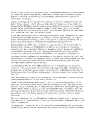 Shirley Hoogstra Farewell - September 14 | PDF