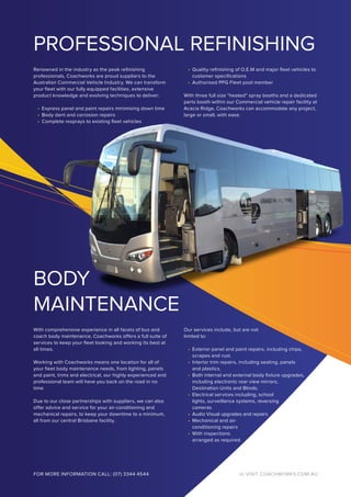 Coachworks_Brochure | PDF