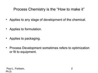 Process Research and Development Chemistry 15 03 31 | PPT