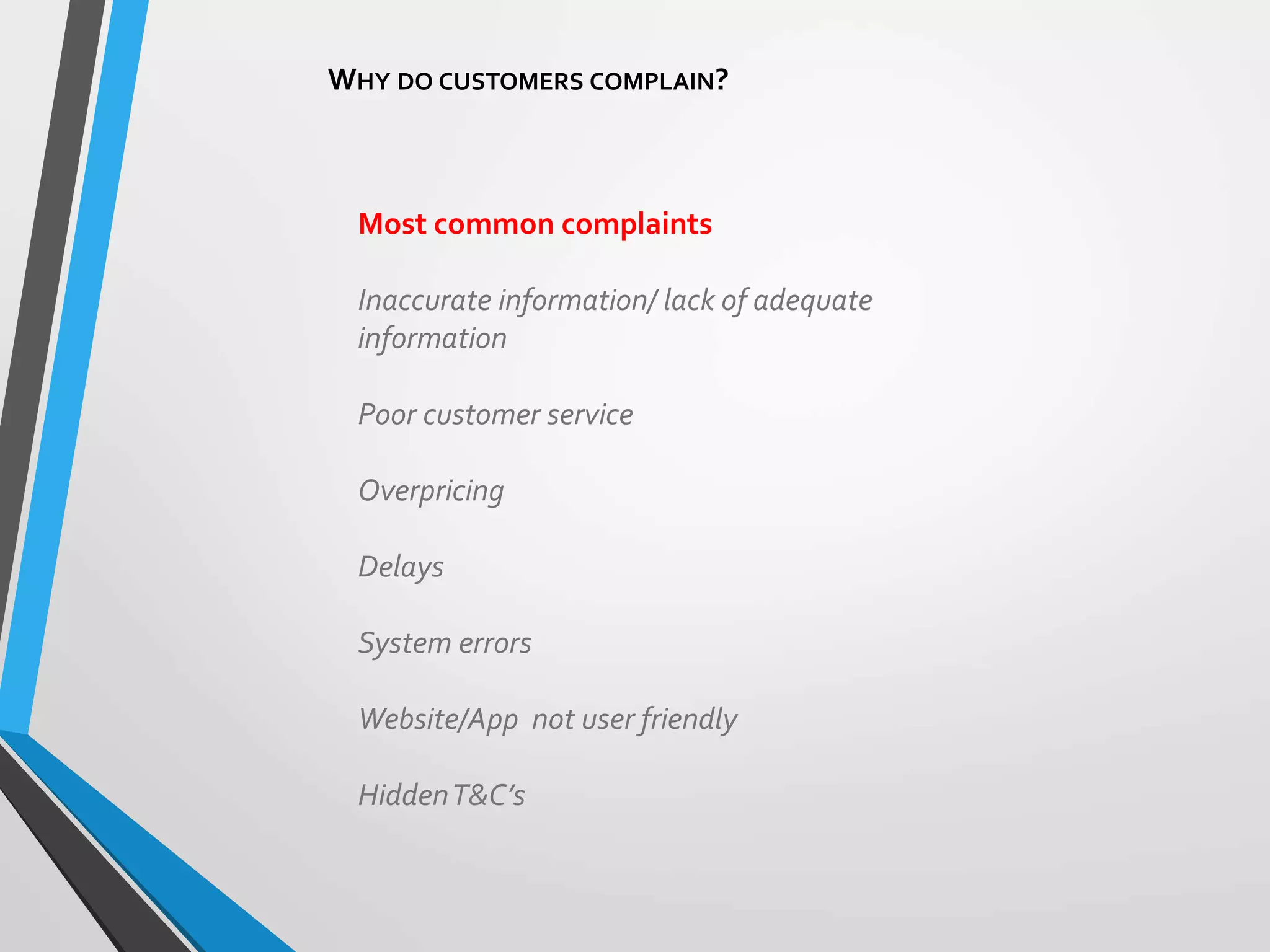 Complaint Handling Training Presentation | PPTX