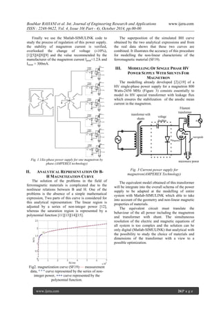 Improved Model of New Six-Phase High Voltage Power Supply for Industrial Microwave Generators ...