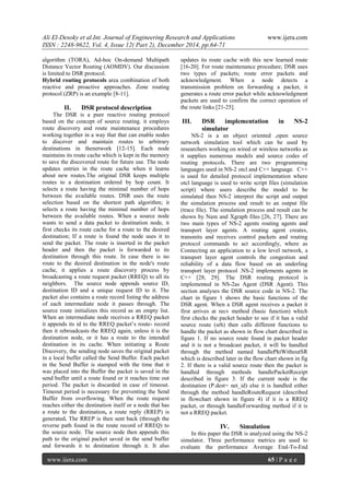 A Simulated Behavioral Study of DSR Routing Protocol Using NS-2 | PDF