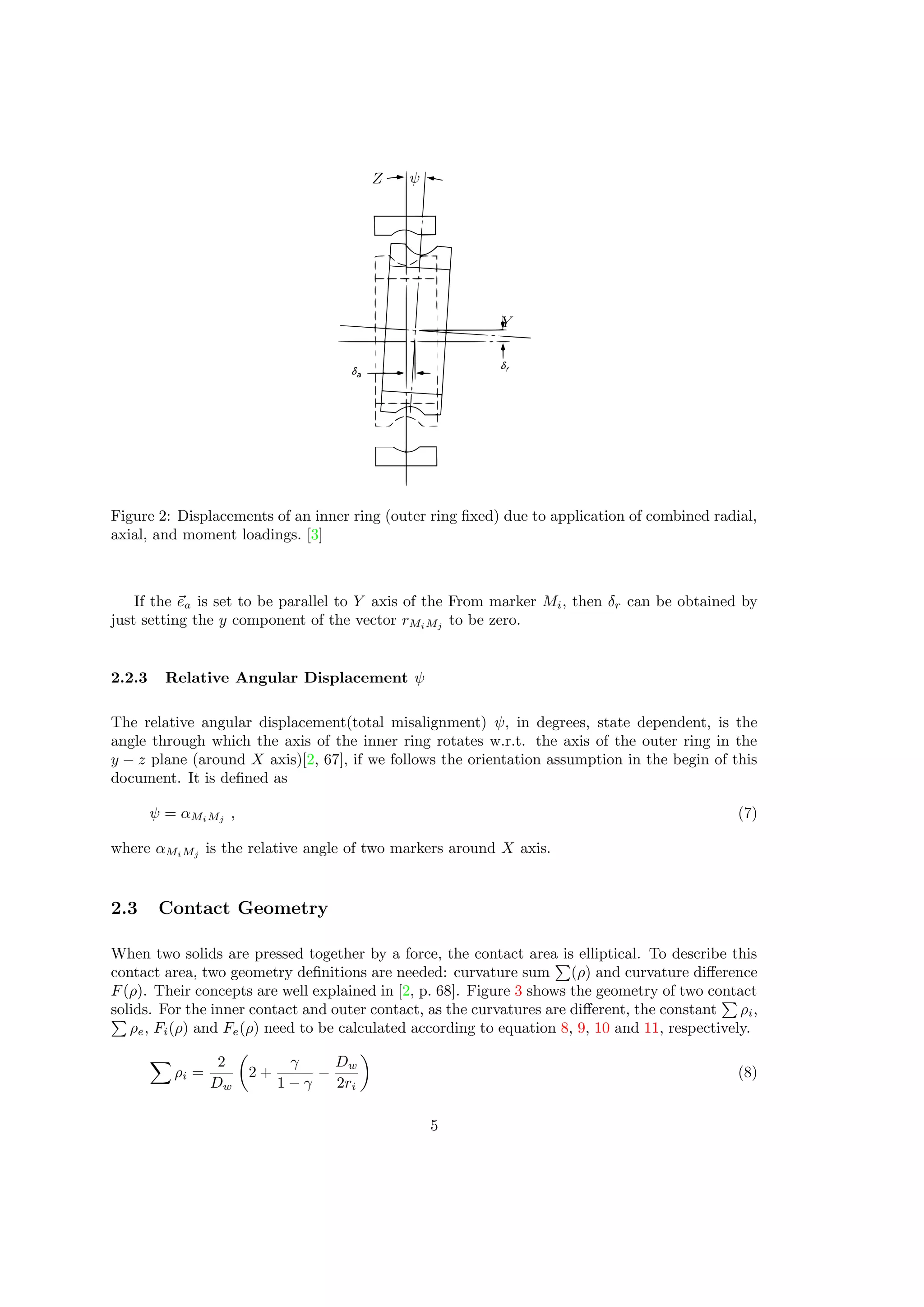 Formulations of Calculating Load Forces for Universally Loaded Bearings ...