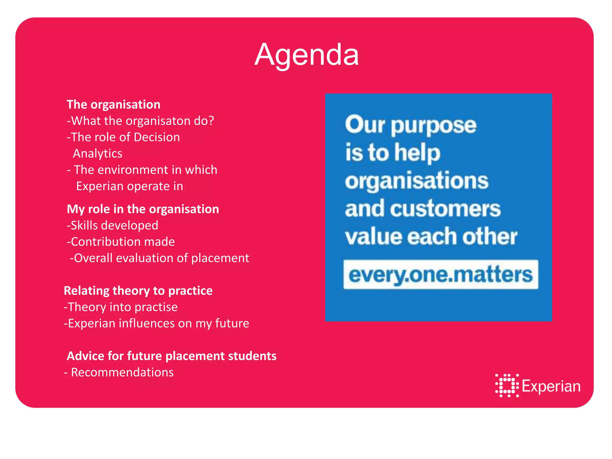 Experian presentation | PPTX
