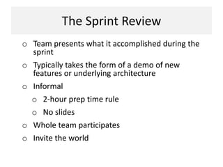 Scrum Intro for E-works | PPTX