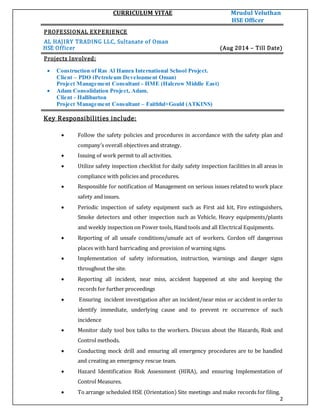 MRUDUL CV NEW | DOCX | First Aid | Injuries