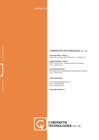 CYBERNETIK TECHNOLOGIES - CORPORATE BROCHURE.PDF