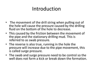 Drill bit optimization and Surge swab pressure calculations | PDF