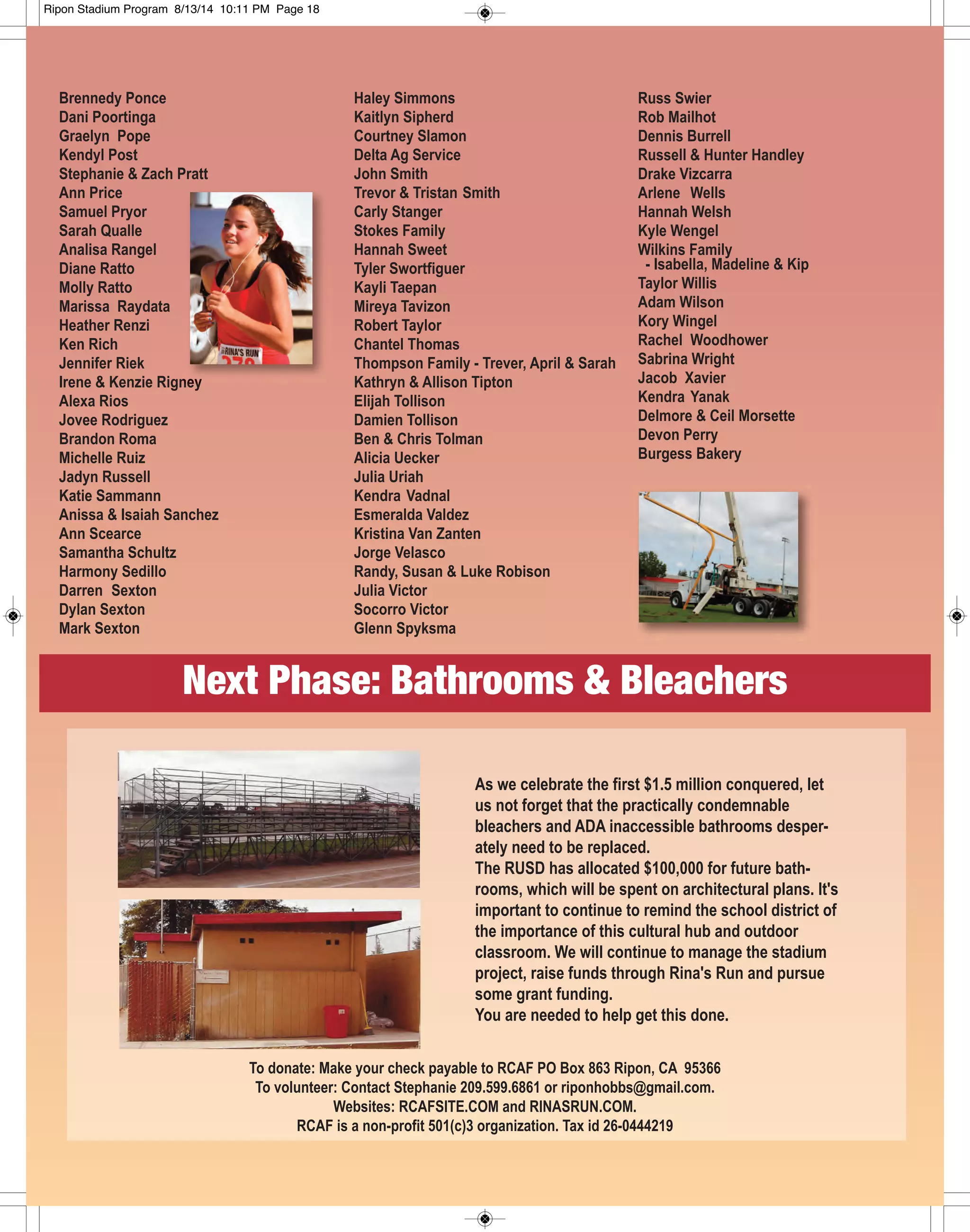 Stadium Celebration Program 2014 | PDF