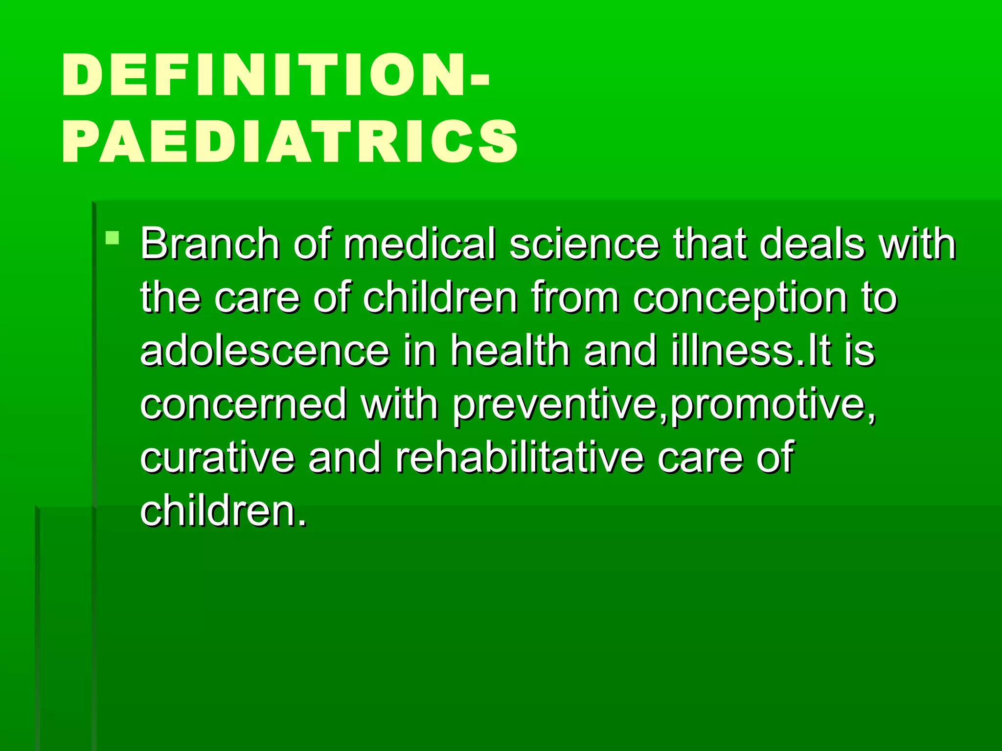 Introduction to Paediatric Nursing | PPT