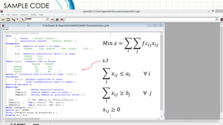 Introduction of GAMS Software | PDF