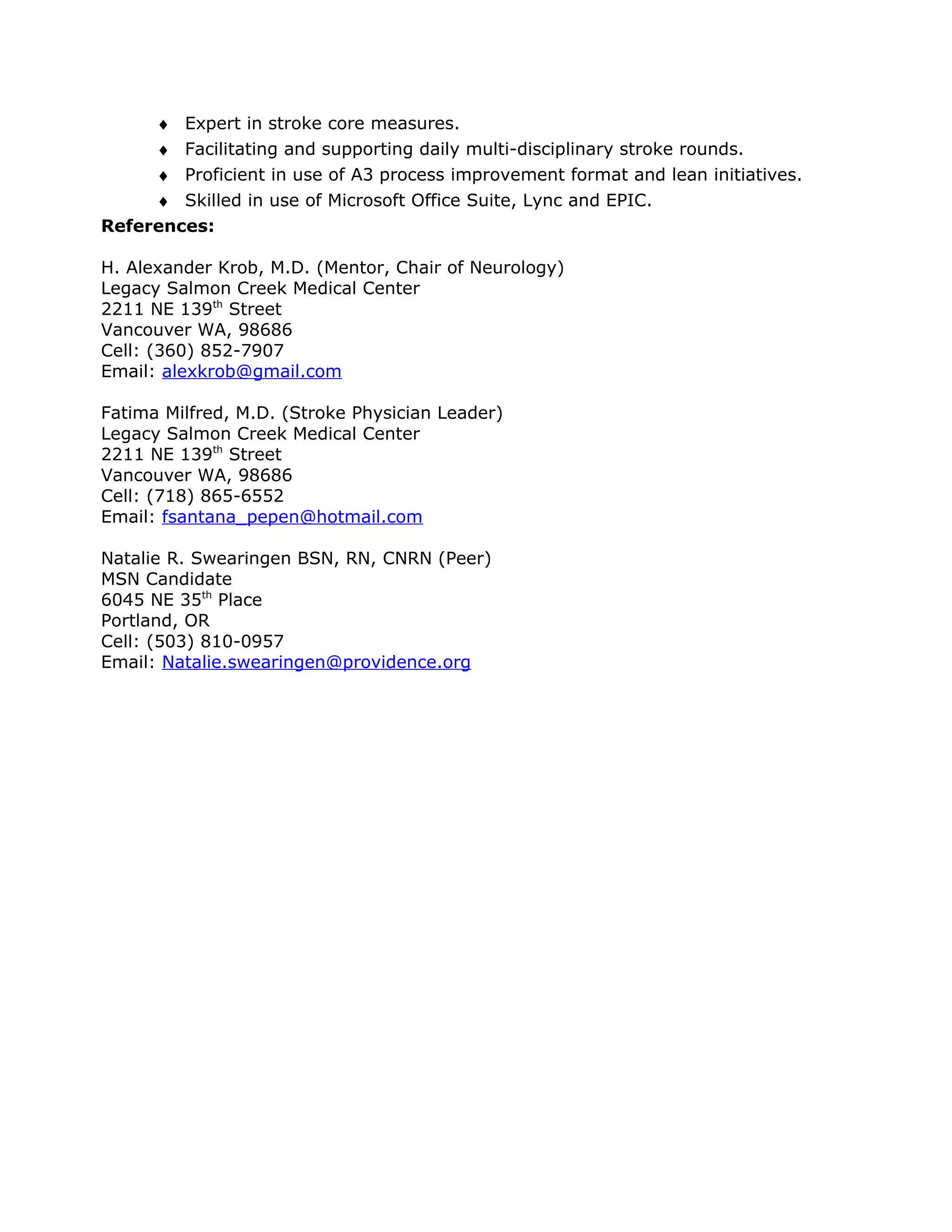 Kailey Cox CV 2015 | PDF