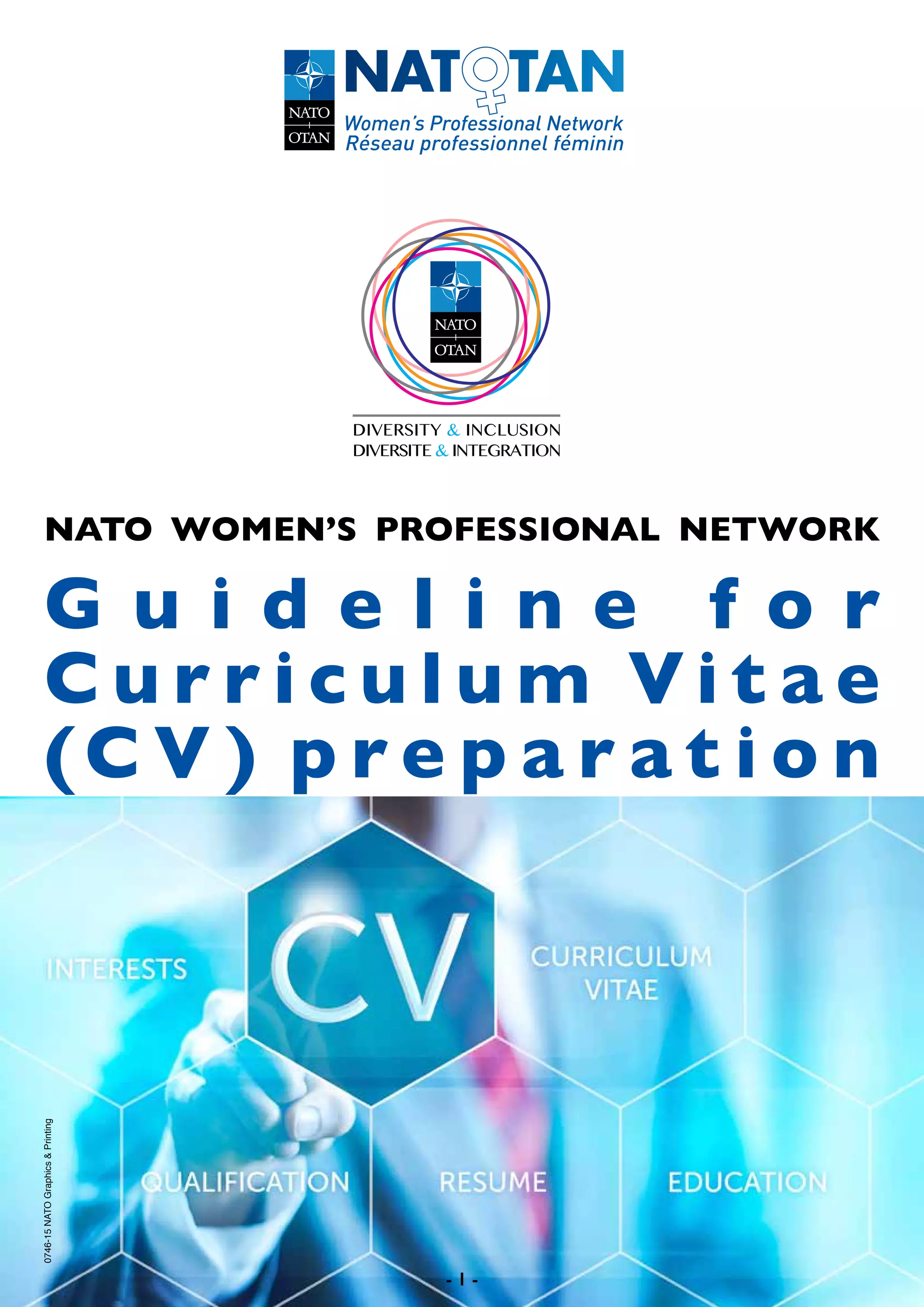 Guidelines for CV Preparation (NATO) | PDF
