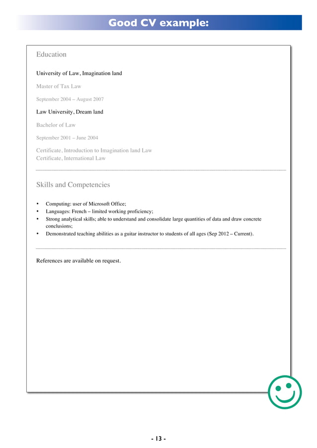 Guidelines for CV Preparation (NATO) | PDF