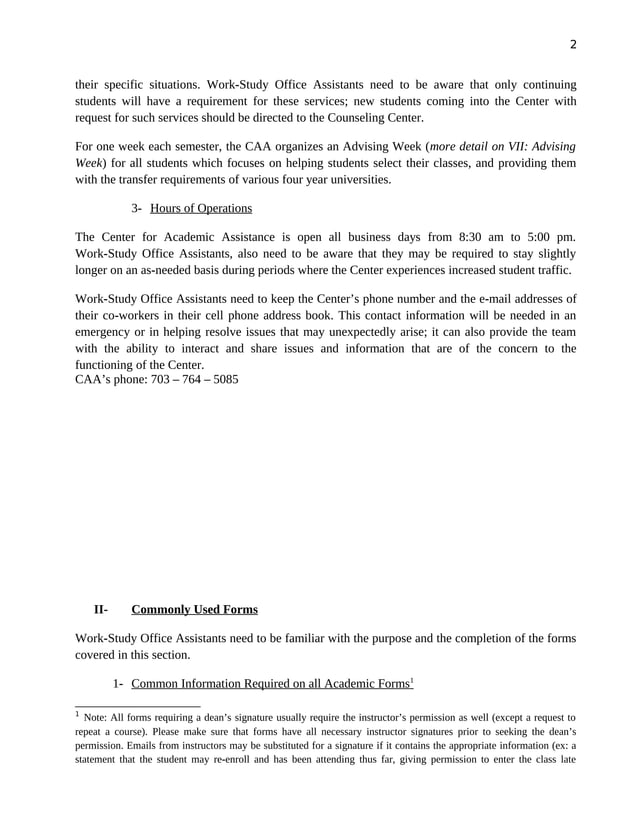 CAA Training Manual | PDF