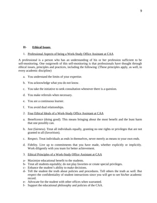 CAA Training Manual | PDF