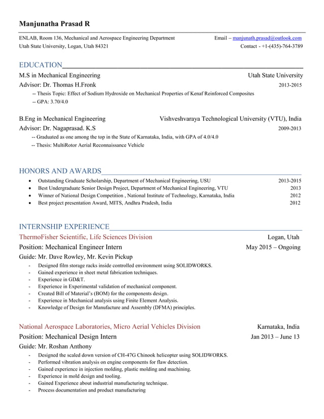 Resume2 | PDF