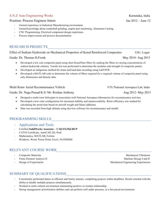 Resume2 | PDF