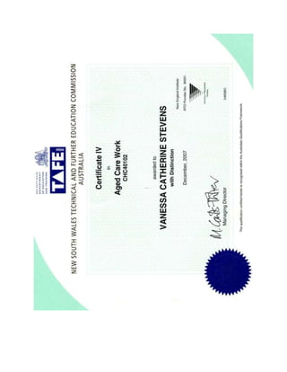 24-Cert IV Aged Care-TAFE | DOCX
