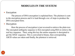 DNA based Cryptography_Final_Review | PPT