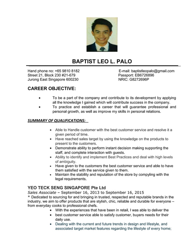 Resume Simplified | DOC | Business Administration | Business