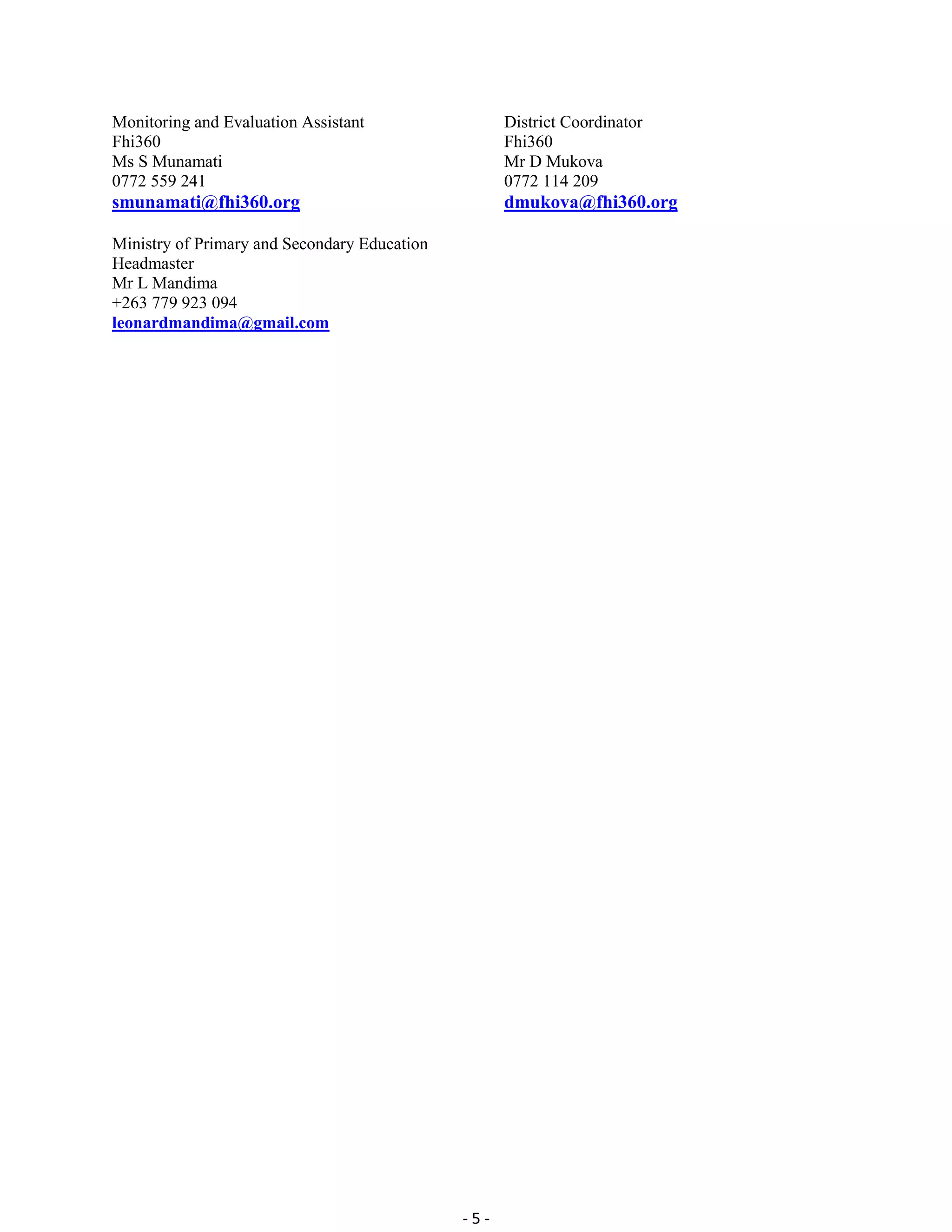 TINOMUVONGA MAPURAZI CV pdf | PDF