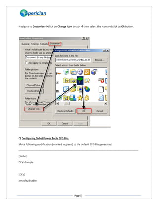 Siebel Power Tools_User Guide_V0.1 | PDF