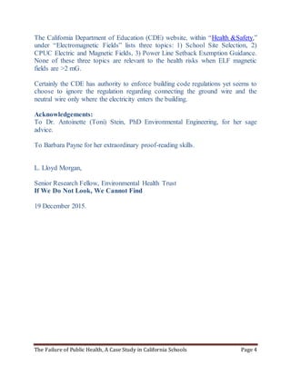 The Failure of Public Health. A Case Study final 12-19-15 | PDF