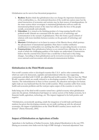 globalisation | PDF