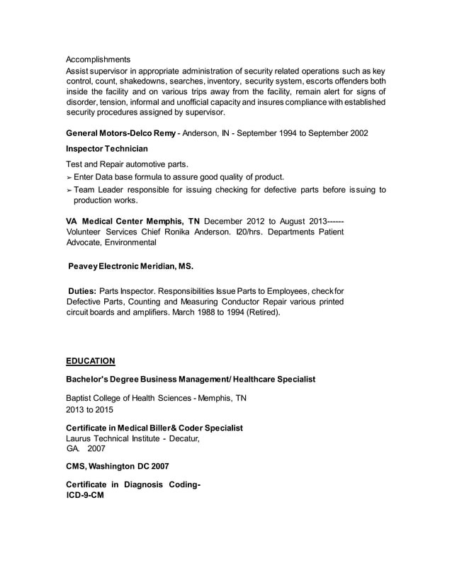 Hope-Ruffin Bailey resume 2016-- | PDF