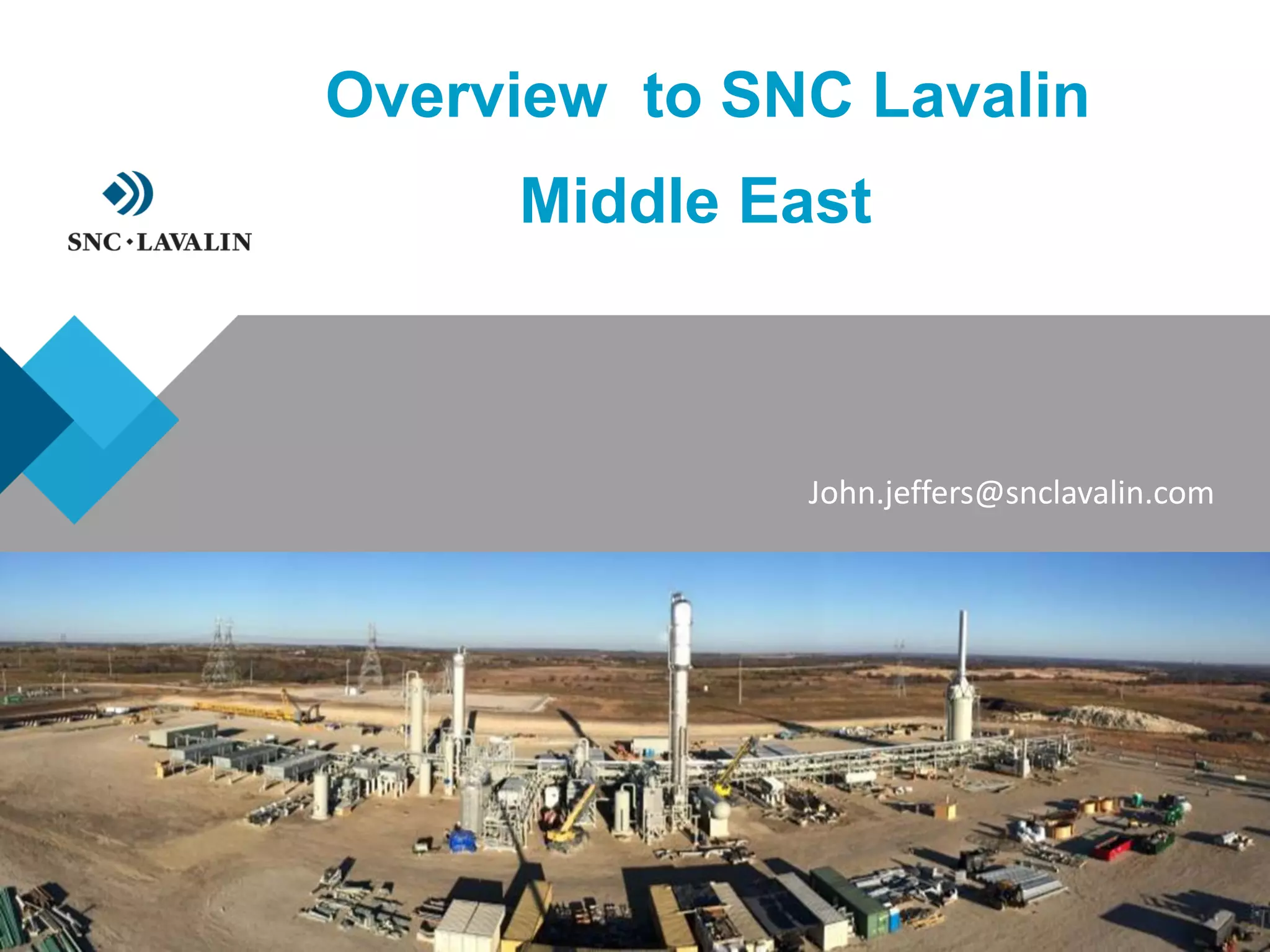 Overview of SNC Oil & Gas Middle East Final | PDF