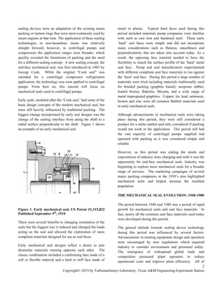 Tutorial on Seal Face Materials Pump Symposium 2015 | PDF