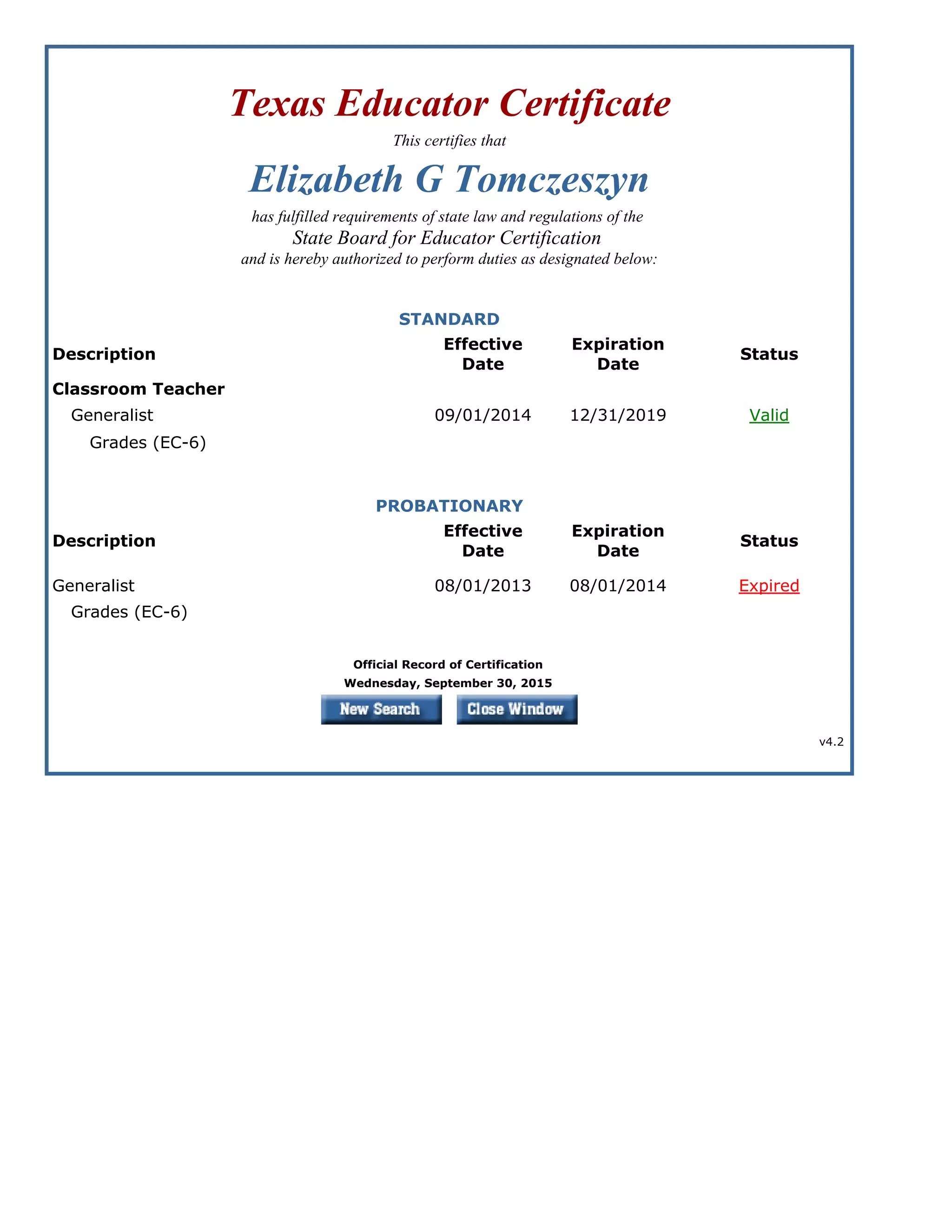 Teaching Certificate | PDF | Professional School | Postgraduate Education