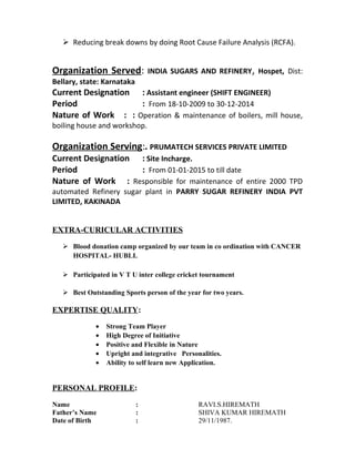 ravi hiremath S M | DOC