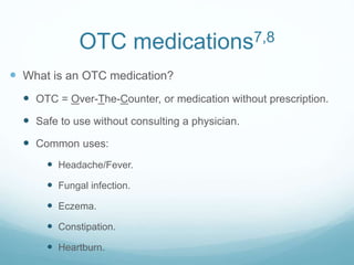 Herbal and OTC poster | PPT